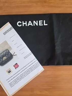 CHANEL | Bags | Chanel Black Quilted Leather Crossbody With Goldtone Cc ...